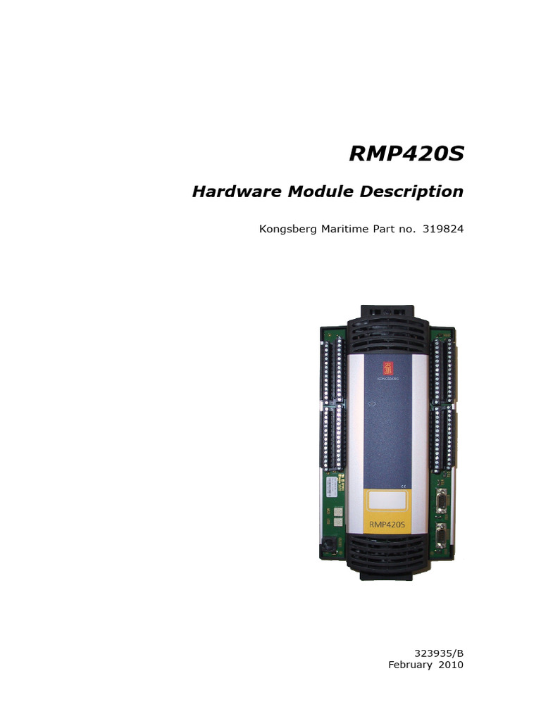 2.04 RMP420s HW Module Description 323935B | PDF | Analog To Digital ...