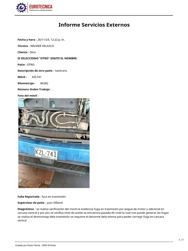 Informe de Fuga en Transmisión | PDF | Telecomunicaciones | Industrias de servicio