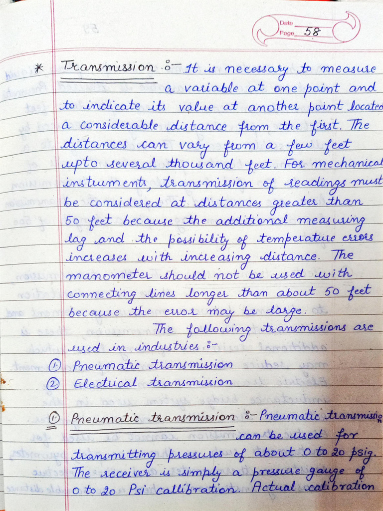 Transmission & Control Center Notes | PDF