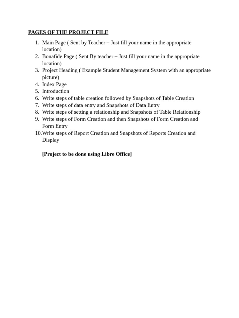 CSK W Pages of The Project File | PDF