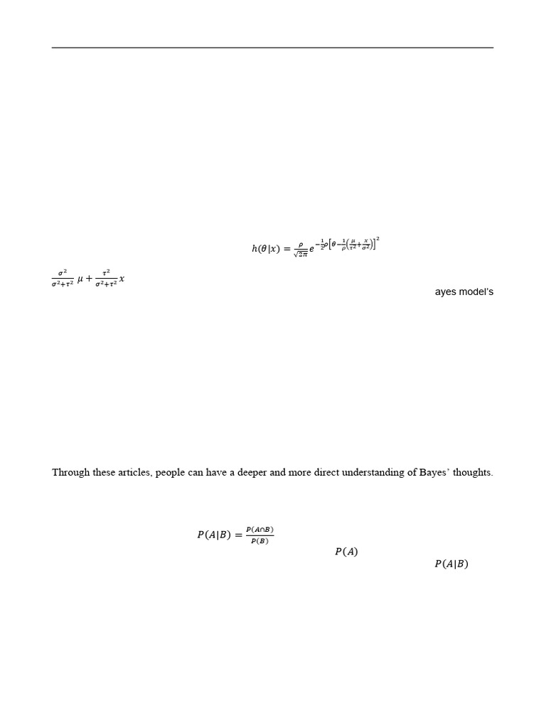 The Application of Bayesian Theorem | PDF | Bayesian Probability | Bayesian Network