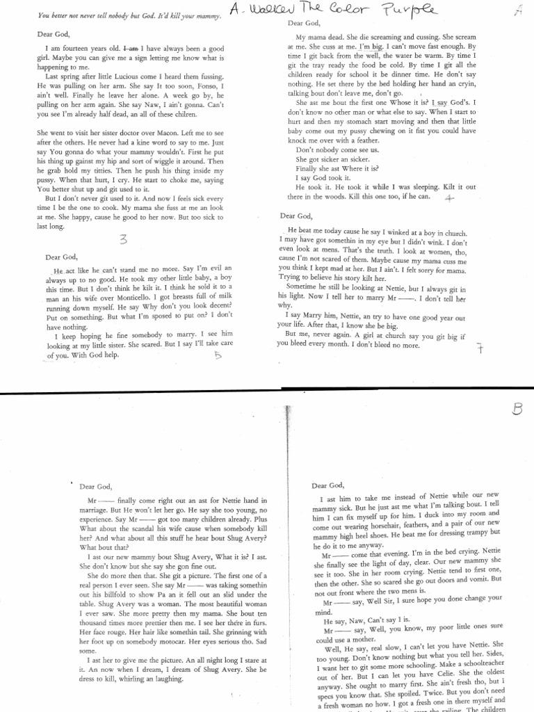 the color purple | PDF