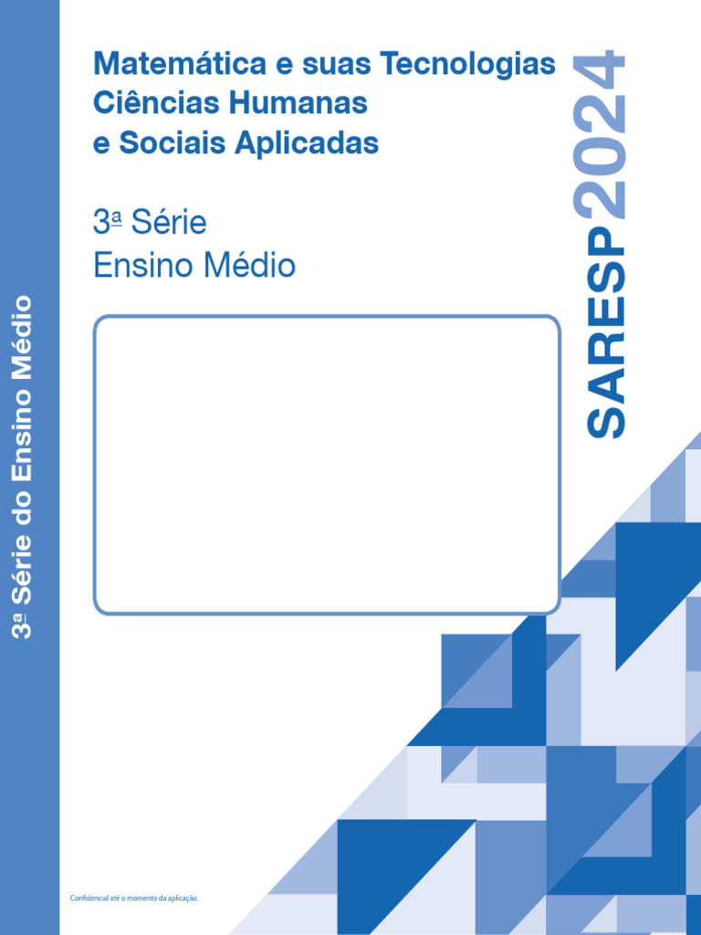 3º Ano EM - Prova Principal - 351 - MT-CHSA-3 SerieEM - 016 - 1 | PDF ...