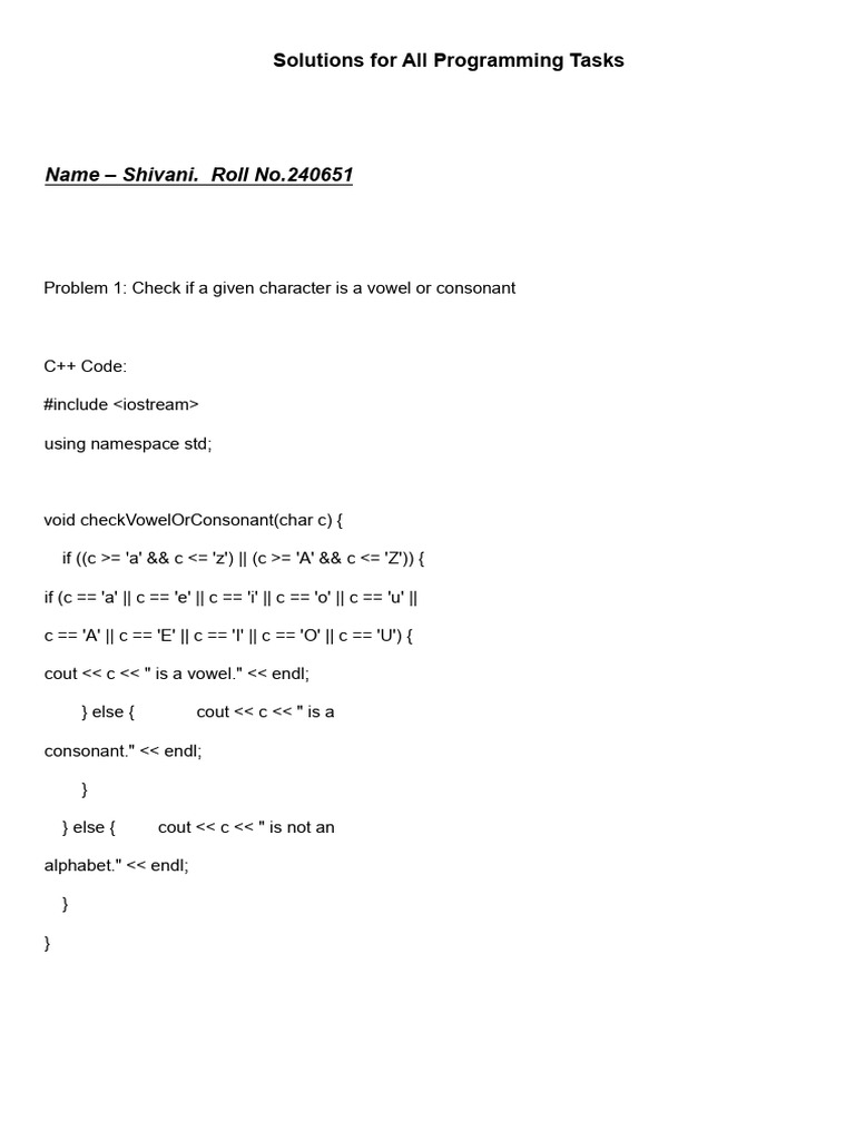 C++ Solution Full Paper-2 | PDF | Matrix (Mathematics) | Namespace