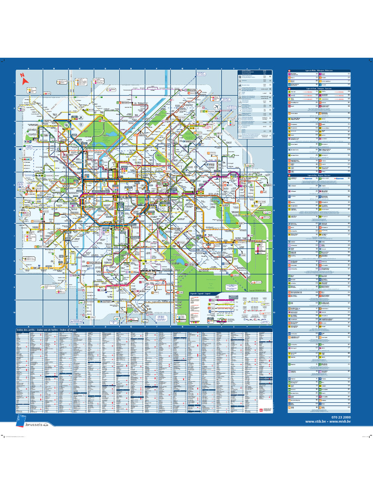 Belgium Brussels Systemmap1 | PDF