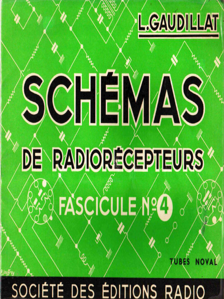 Schemas de Radiorecepteurs. Fascicule 4 | PDF