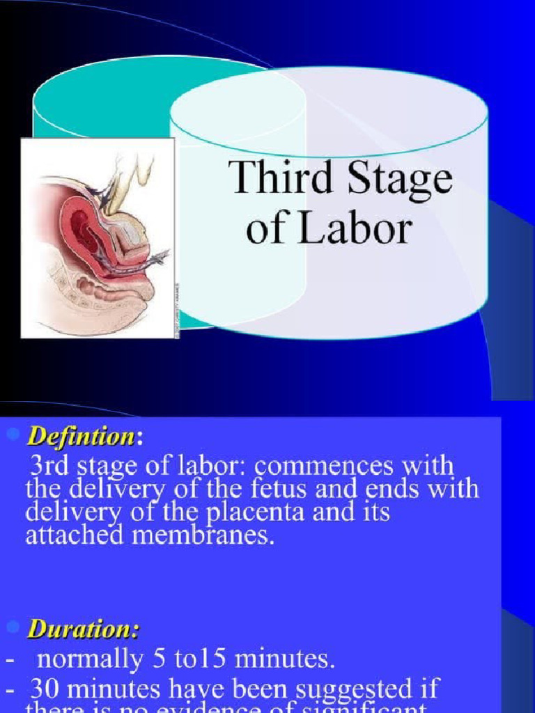 Third Stage of Labour | PDF