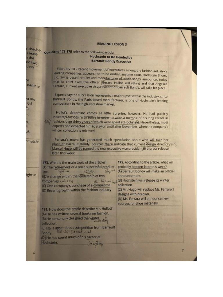 BT Reading + chép phạt | PDF