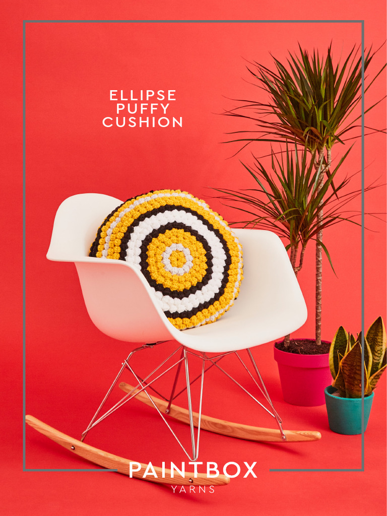 Elipse Puffy Cushion - Free Crochet Pattern For Home in Paintbox Yarns ...