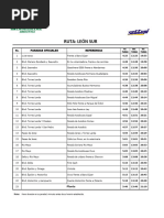 Horarios de Transporte Flex Norte | PDF