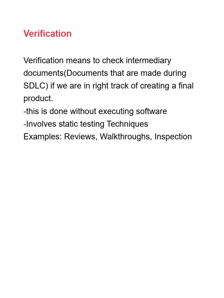 Verification | PDF