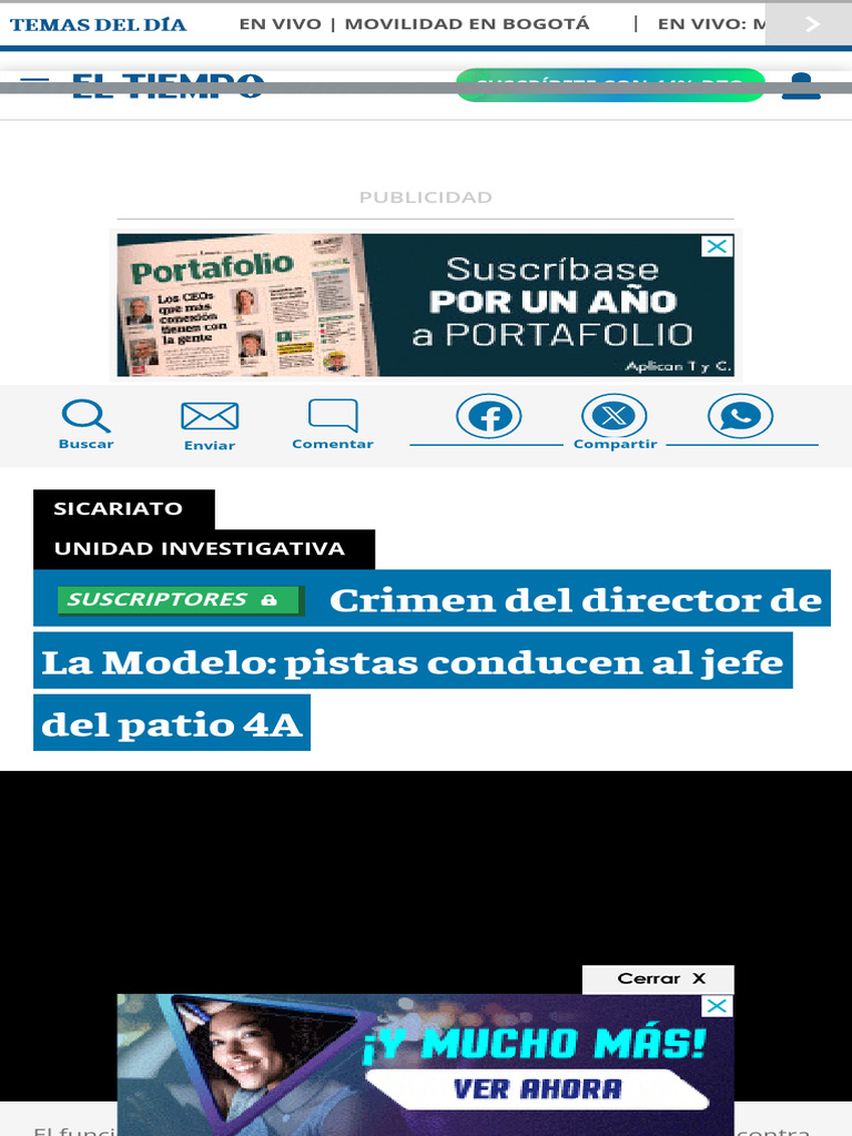 Crimen Del Director de La Modelo Pistas Conducen Al Jefe Del Patio 4A | PDF