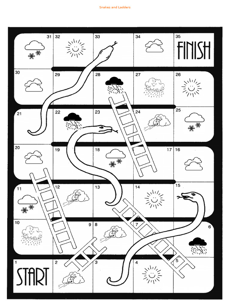 Snakes and Ladders Fun Activities Games Games Icebreakers 2755 | PDF