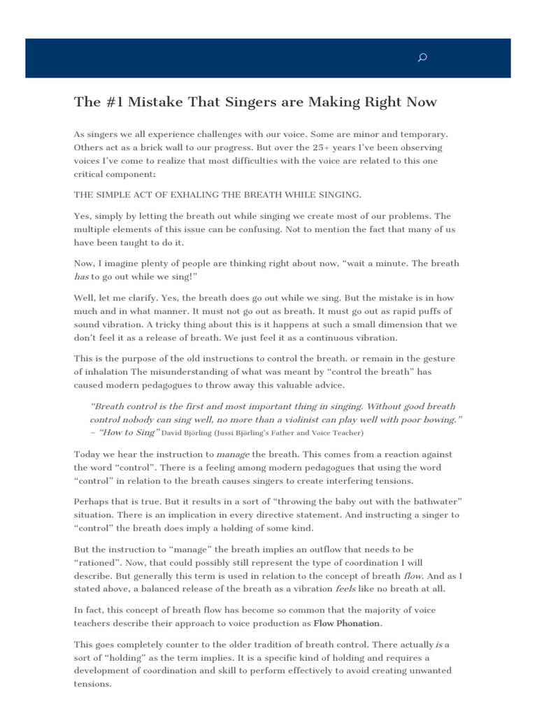 Vocalwisdom Com | PDF | Human Voice | Singing