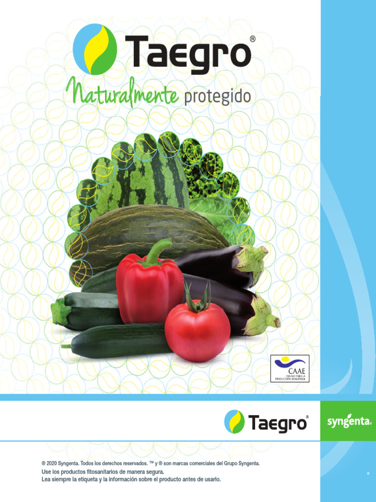 Folleto Taegro Horticolas | PDF | Agricultura | Sustentabilidad