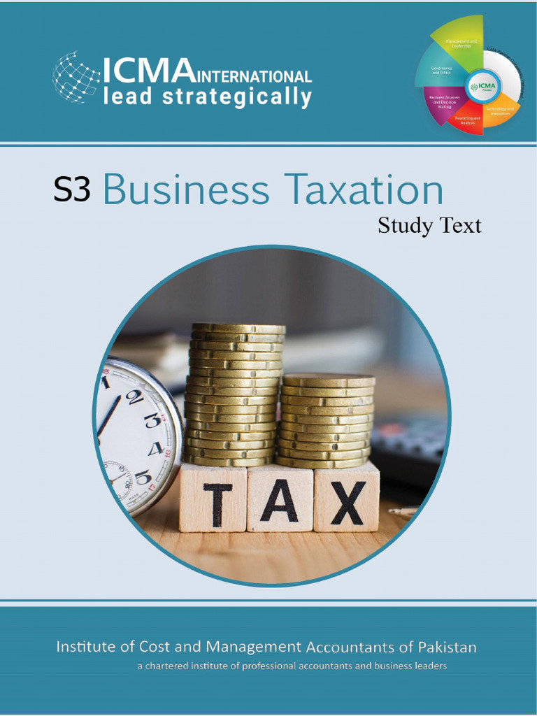 ICMA | PDF | Double Taxation | Income Tax