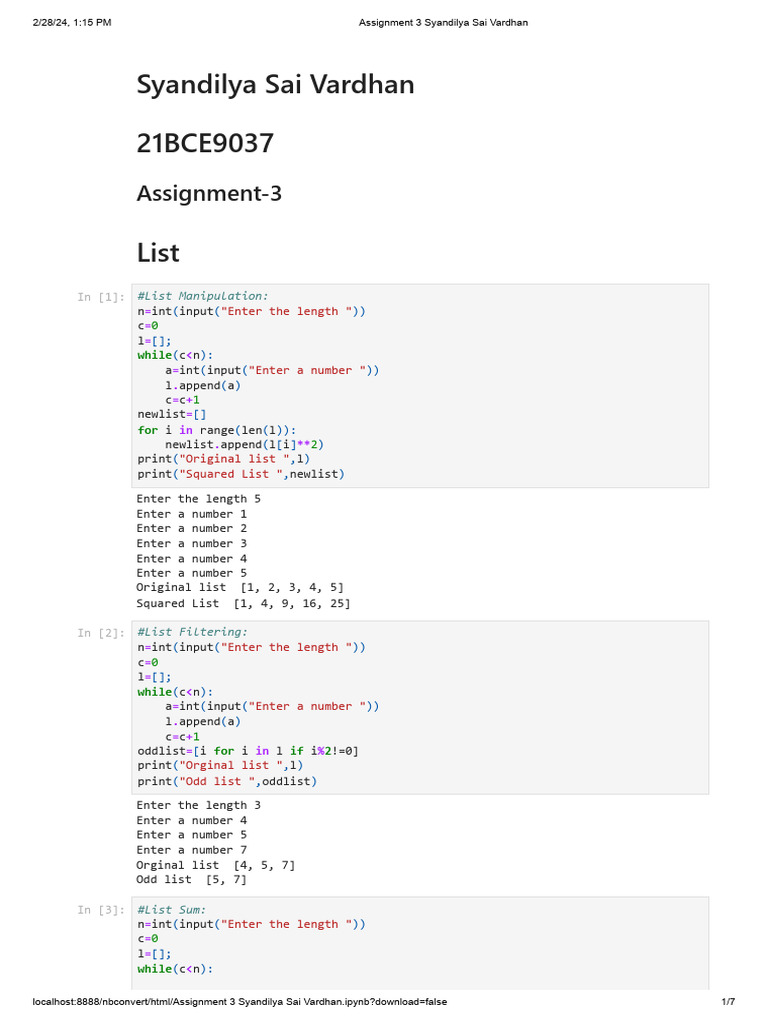 Assignment 3 Syandilya Sai Vardhan | PDF | Computer Programming | Software Engineering