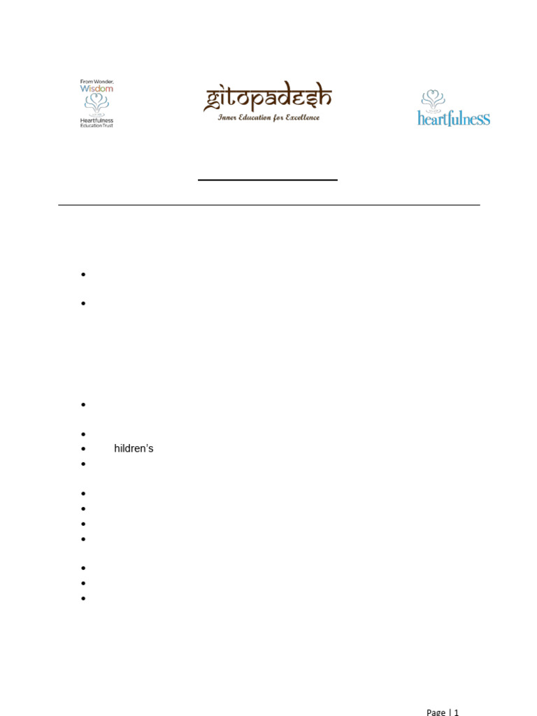 SYU Gitopadesh Summit 2024 Program-Schedule-Guidelines-for-Participants | PDF | Meditation | Yoga