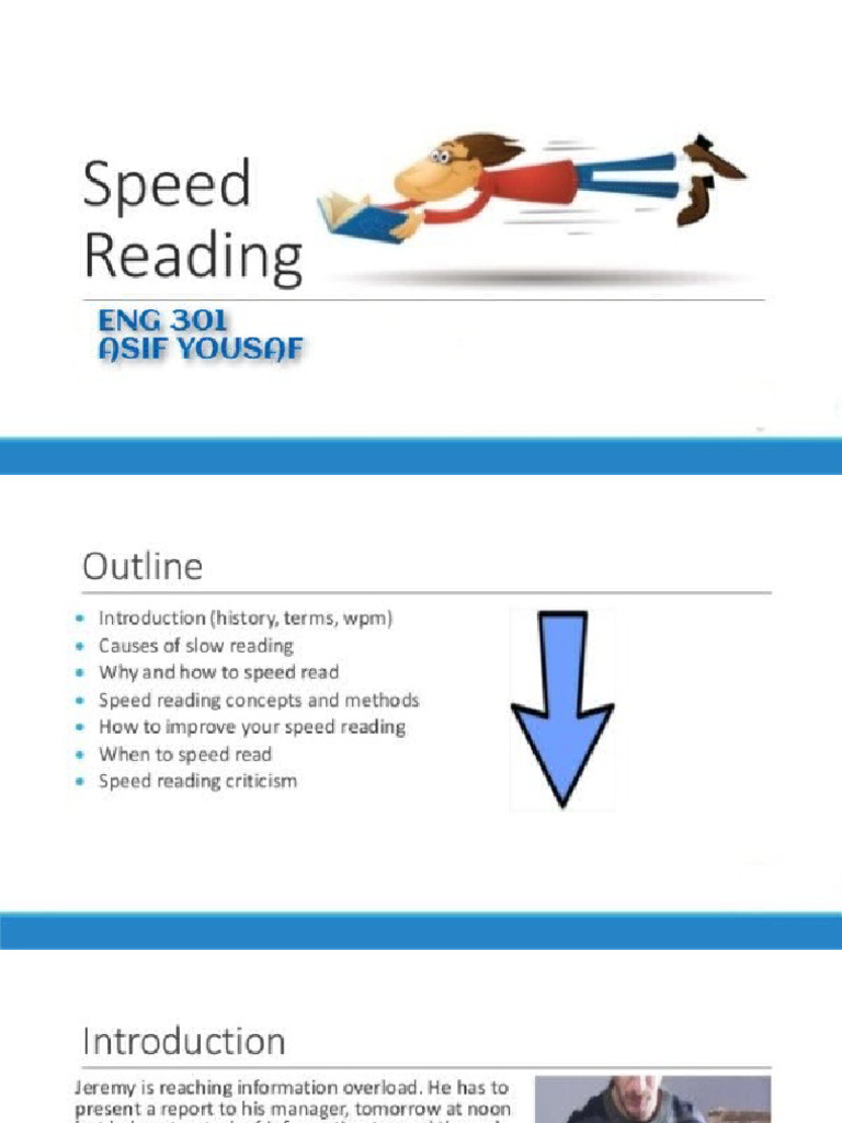 Speed Reading | PDF