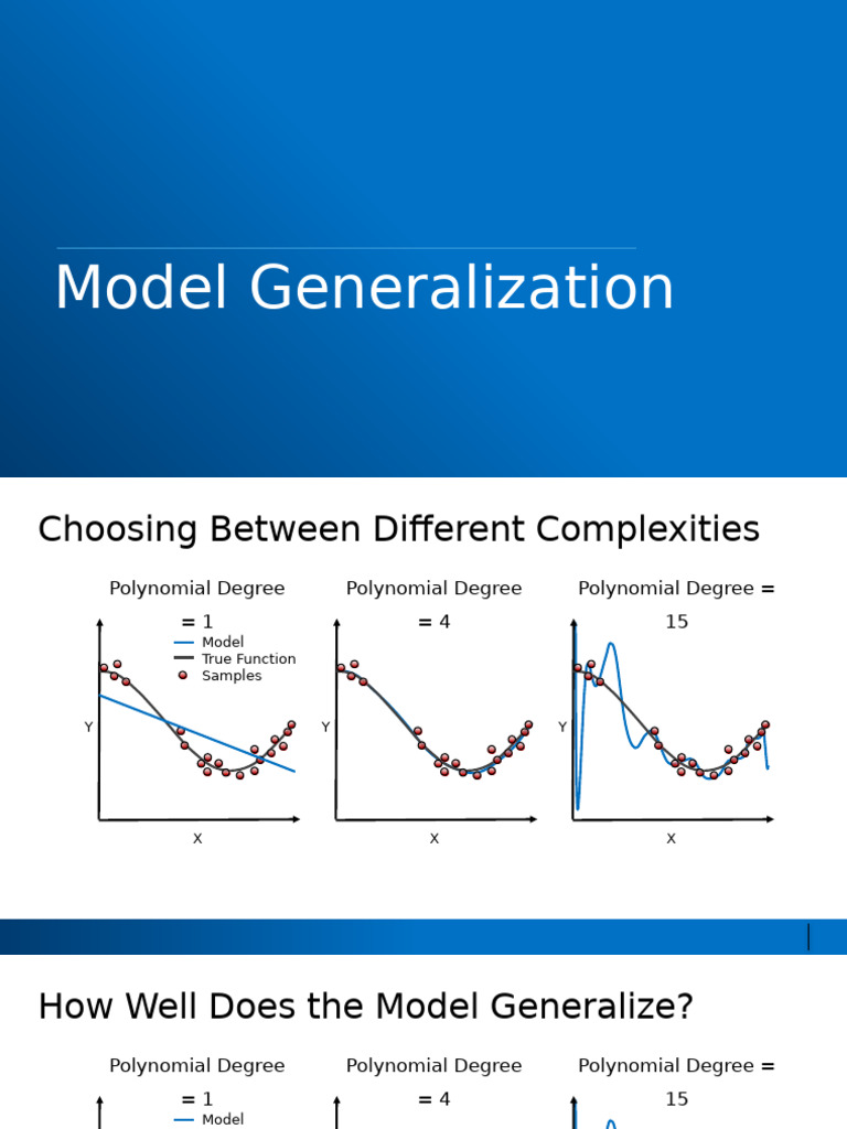 L03 Generalization, Train Test Splits and Validation | PDF | Cross ...