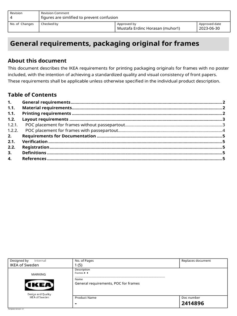 IKEA General Packing Requirement 30 06 2023 | PDF | Page Layout ...