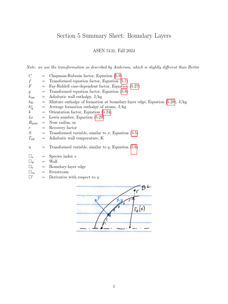Boundary Layer Equations | PDF | Boundary Layer | Applied And Interdisciplinary Physics