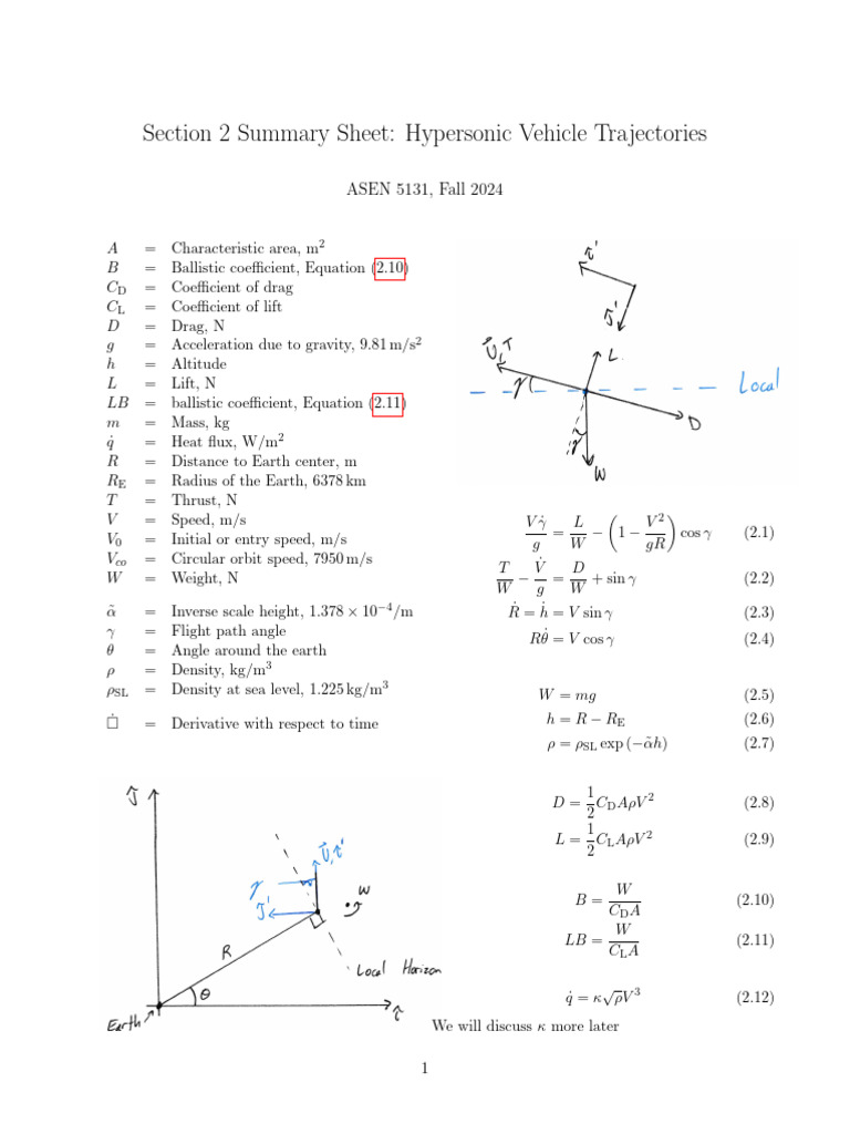 Hypersonic Vehicle Trajectory Analysis | PDF | Trajectory | Flight