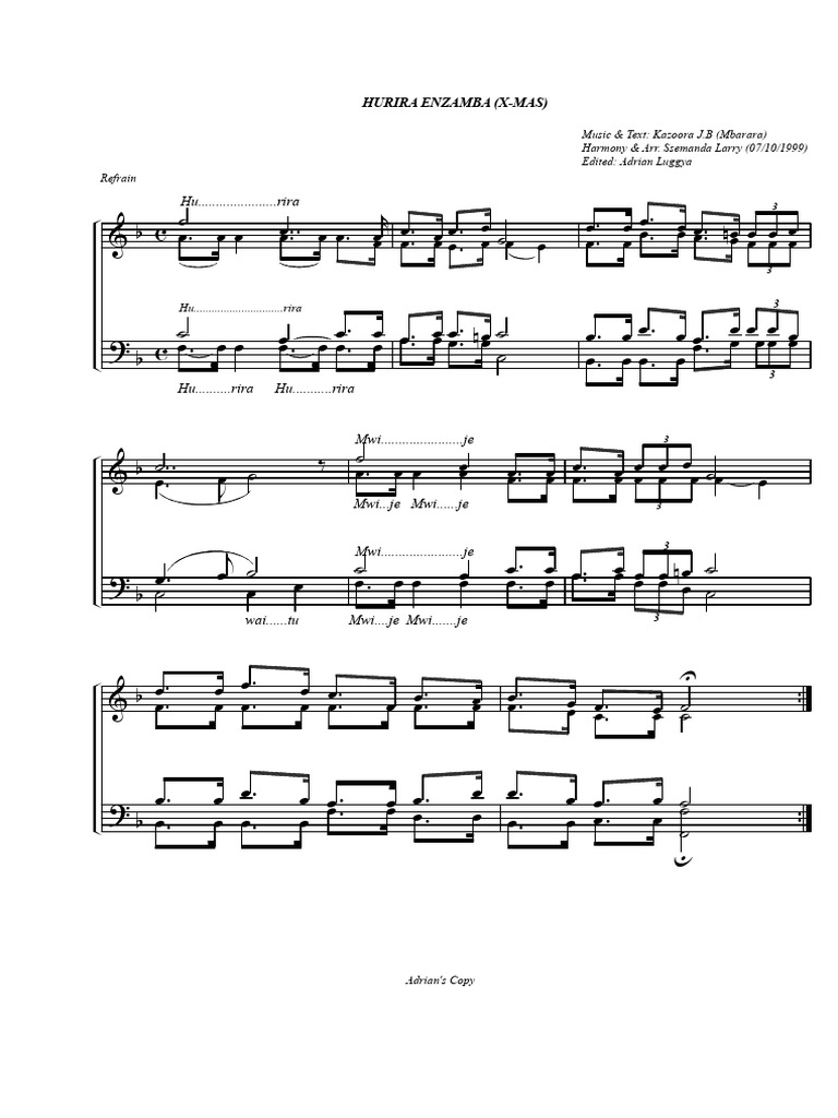 Hurira Enzamba | PDF