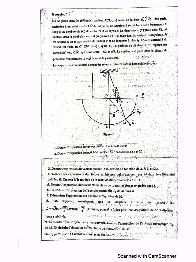 Série Énergie, Dynamique Révision Avec Corrigé | PDF