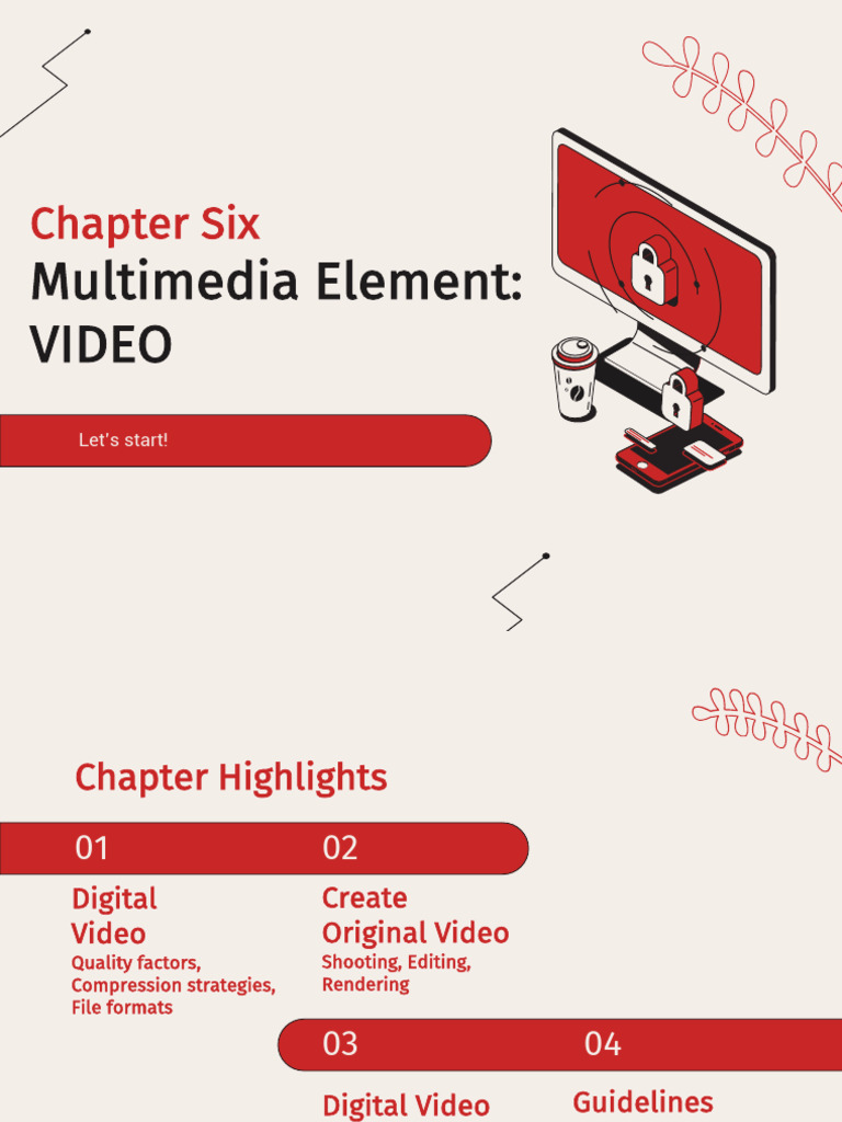Chapter 6 - Multimedia Element Video | PDF | Video | Digital Video