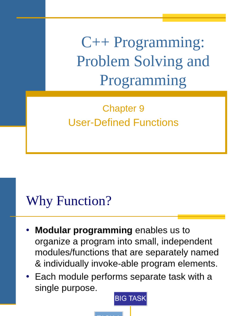 Chap09 - User-Defined Functions | PDF | Namespace | Scope (Computer Science)