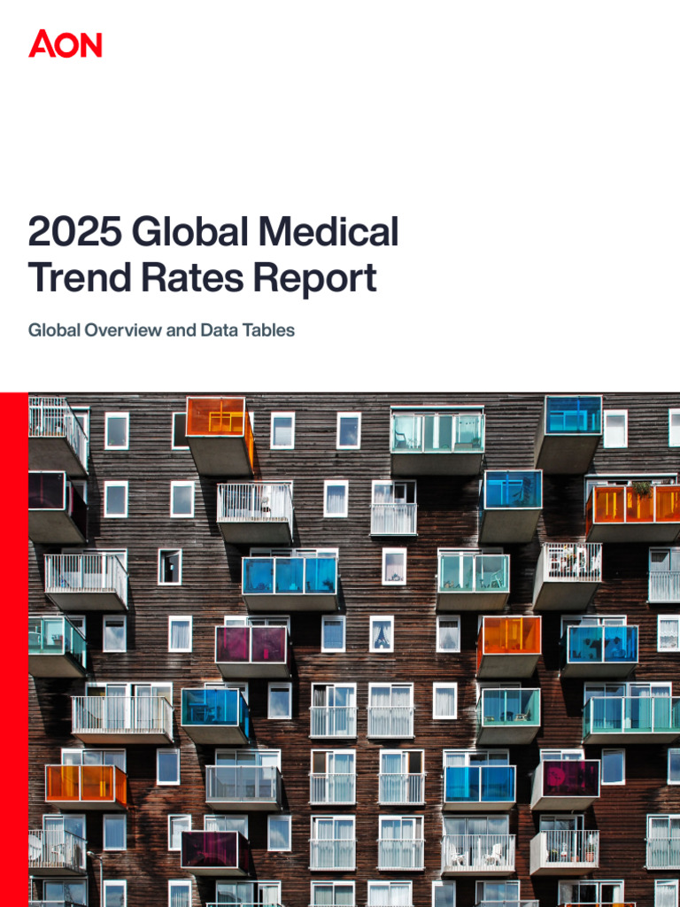 Aon Global Medical Trend Rates Report 2025 | PDF | Hypertension | Cancer