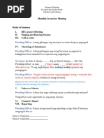 Badac Minutes Badang 2024 | PDF
