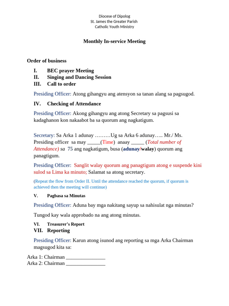 Cym Monthly In-Service Guide | PDF