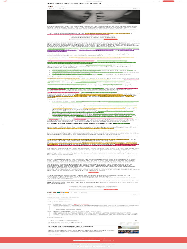 TW04-He Bias No One Talks About - by Deb Liu - Perspectives | PDF | Thought