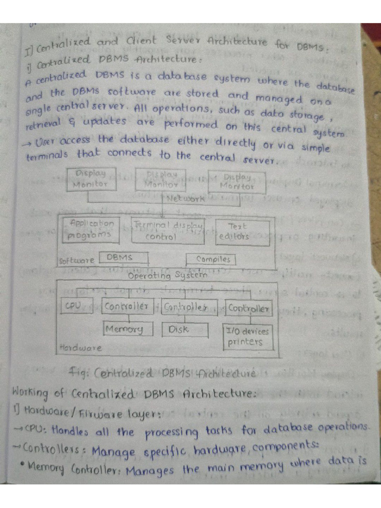 Rdbms 1st Unit | PDF