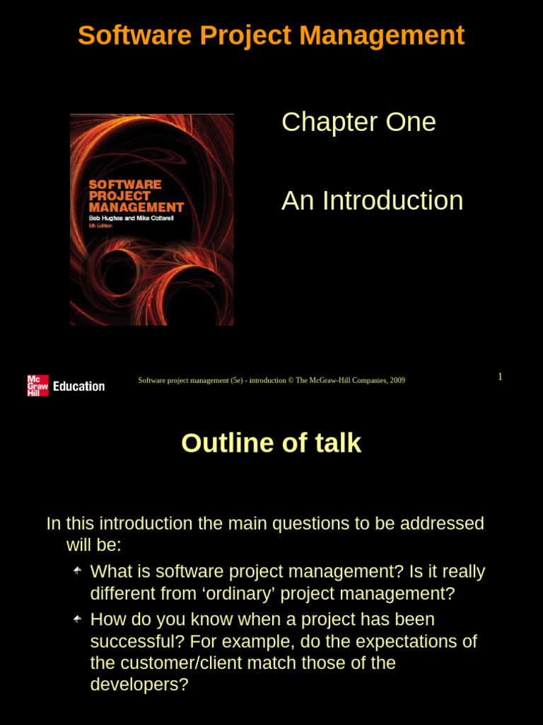 Ch01 Introduction to SPM | PDF | Project Management | System