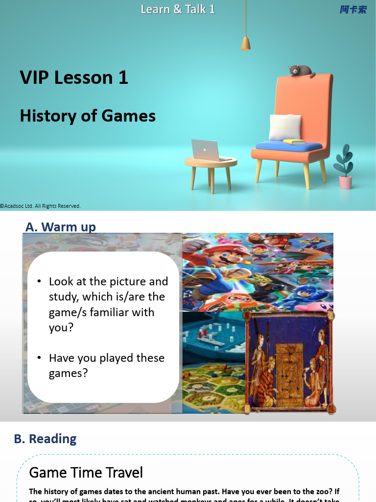 History and Features of Games | PDF | Video Games