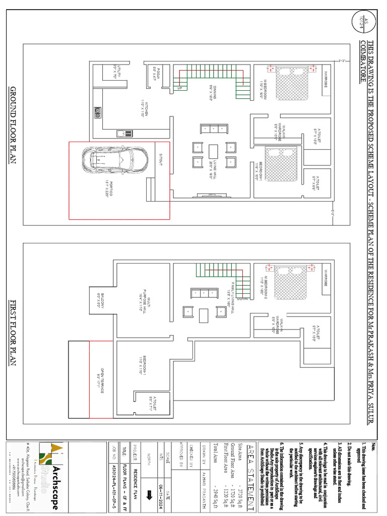 MR & Mrs - Prakash Residence-Option-7 | PDF | Residential Buildings ...