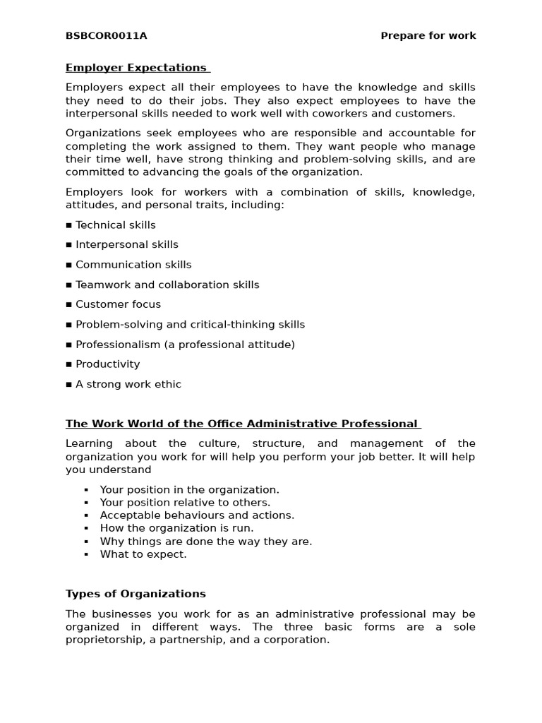 Prepare for Work_081823 | PDF | Limited Liability Company | Corporations