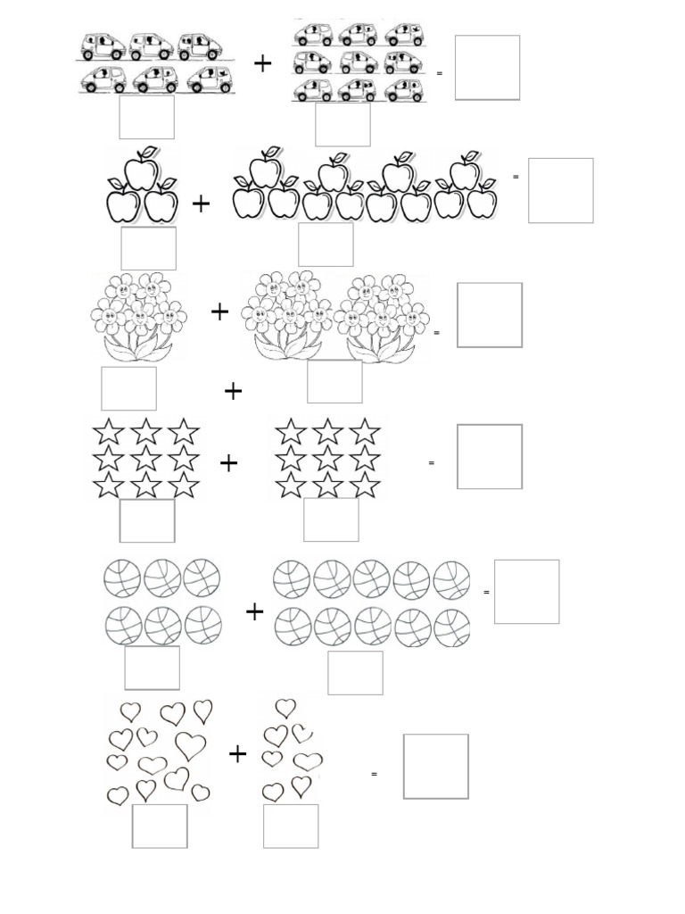 sumas con elementos | PDF