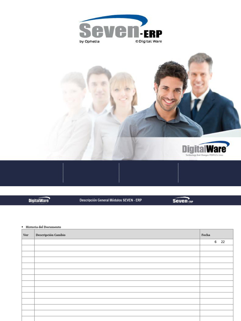 Manual Usuario Seven | PDF | Planificación de recursos empresariales ...