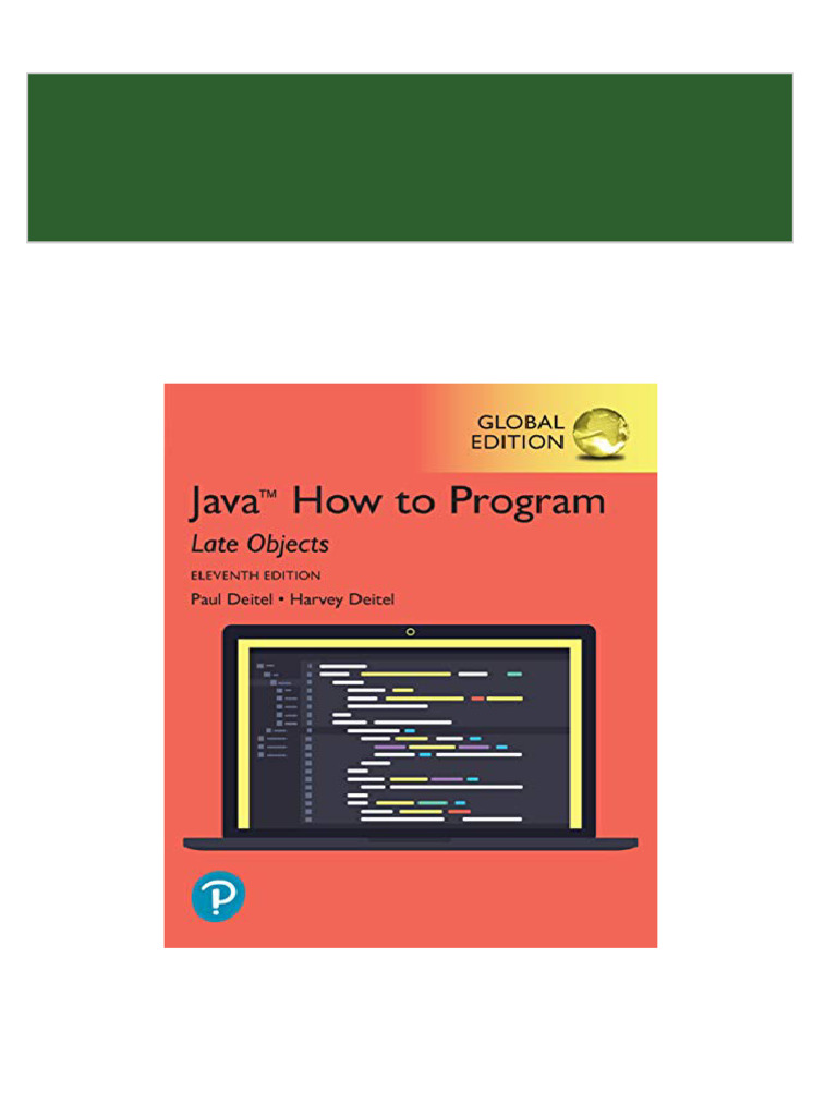 Get (Ebook PDF) Java How To Program, Late Objects Global Edition 11th Edition Free All Chapters ...
