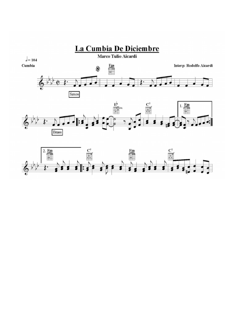 Cumbia de Diciembre | PDF