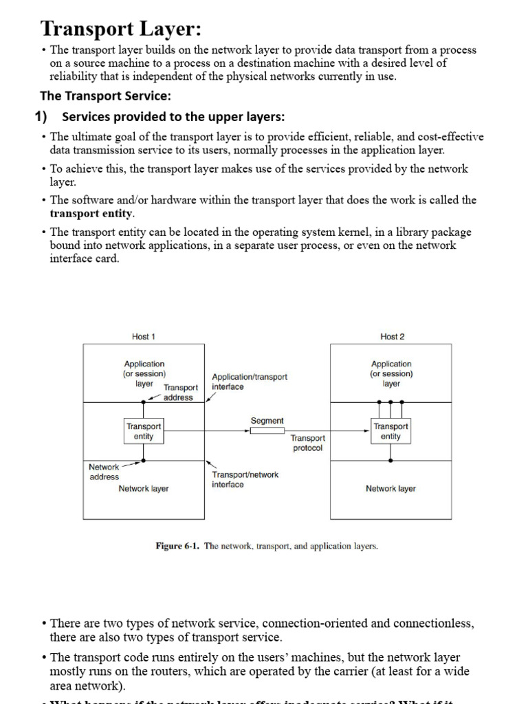 Unit-7 Transport Layer | PDF | Transmission Control Protocol | Network Socket