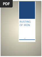Iron Rusting Chemical Equation Explained | PDF | Rust | Redox