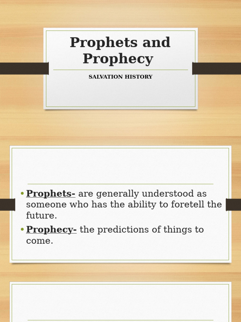 Prophets and Prophecy | PDF | Nevi'im | Twelve Minor Prophets