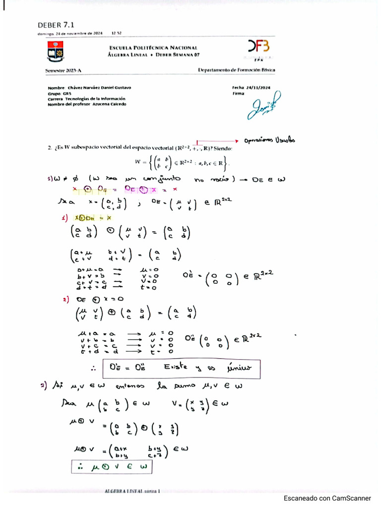 Deber 7 Daniel Chavez | PDF