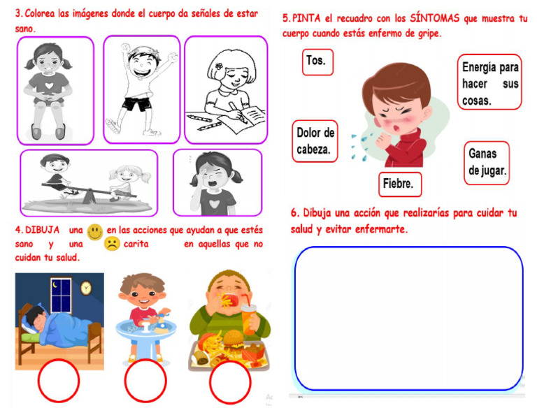 Ficha Sano o Enfermo | PDF