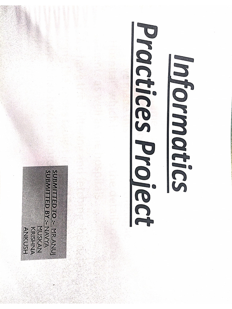 Ip Project File | PDF